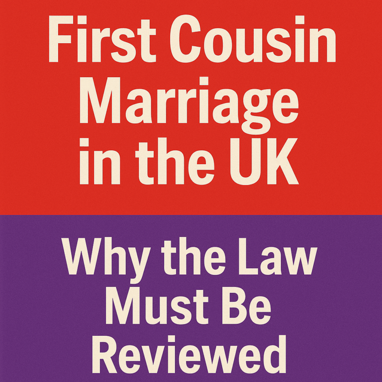 First Cousin Marriage in the UK - Freedom Charity